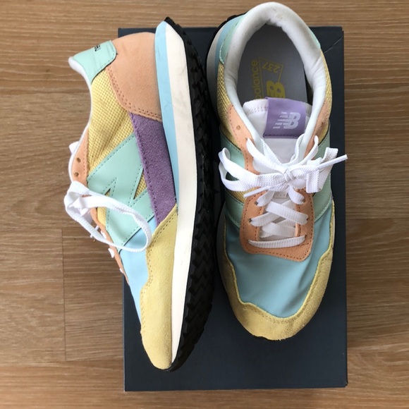 New Balance | Shoes | New Balance Rare 237 Colorblock Sneakers Yellow ...